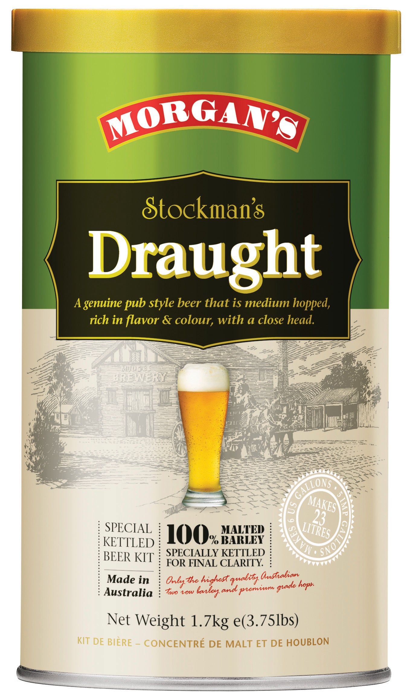 Morgan's Premium Stockmans Draught | Blackboard Brewing Co